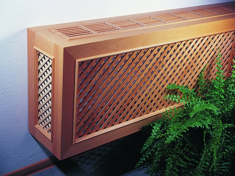 Radiator cover in lounge | fk Kolar Wooden mouldings